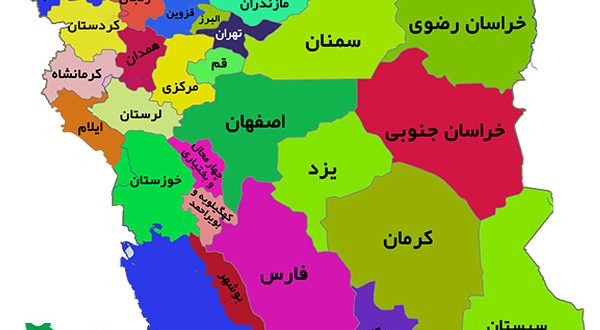 بررسی استان های ایران بر اساس جمعیت، حروف الفبا و بزرگ به کوچک+ کد و ...